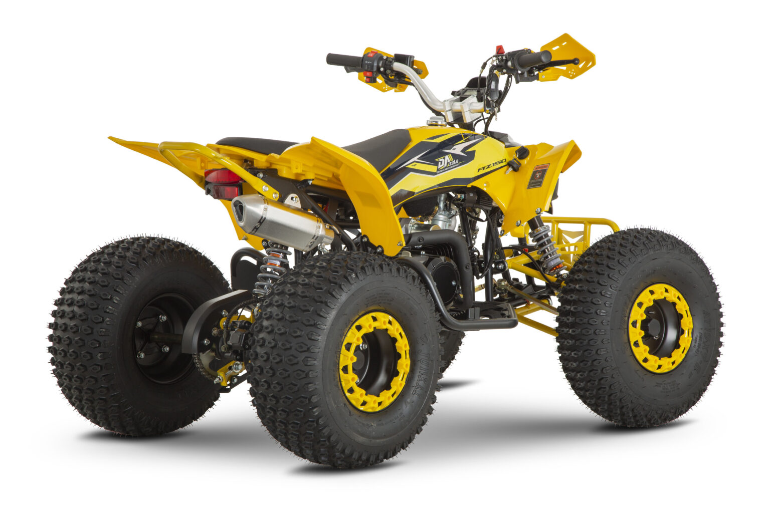 Teenager XFast Yellow 150cc Pre-Built Petrol Quad Bike – Kids Petrol Cars